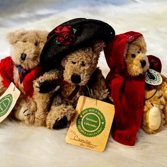 Boyds Bears | Toys | Vintage Boyds Bear Set Of 3 With Tags | Poshmark
